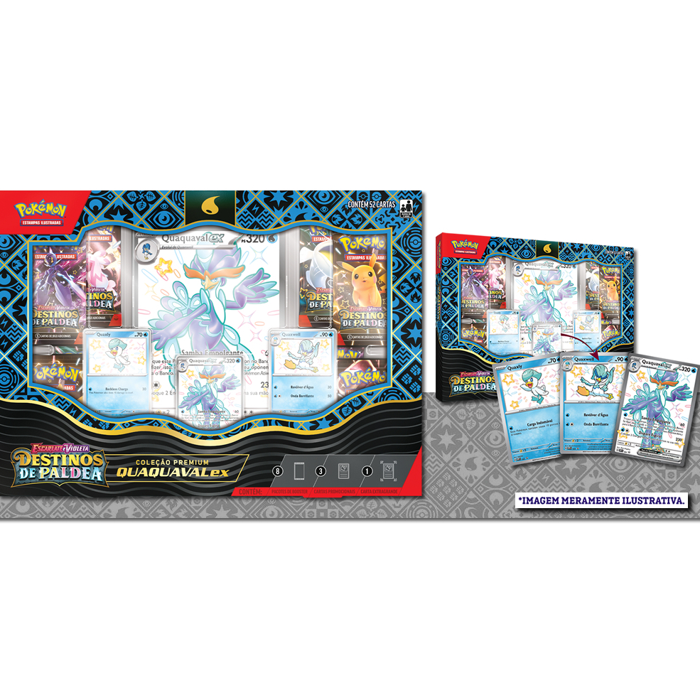 Box Pokémon Quaquaval ex | Shopee Brasil