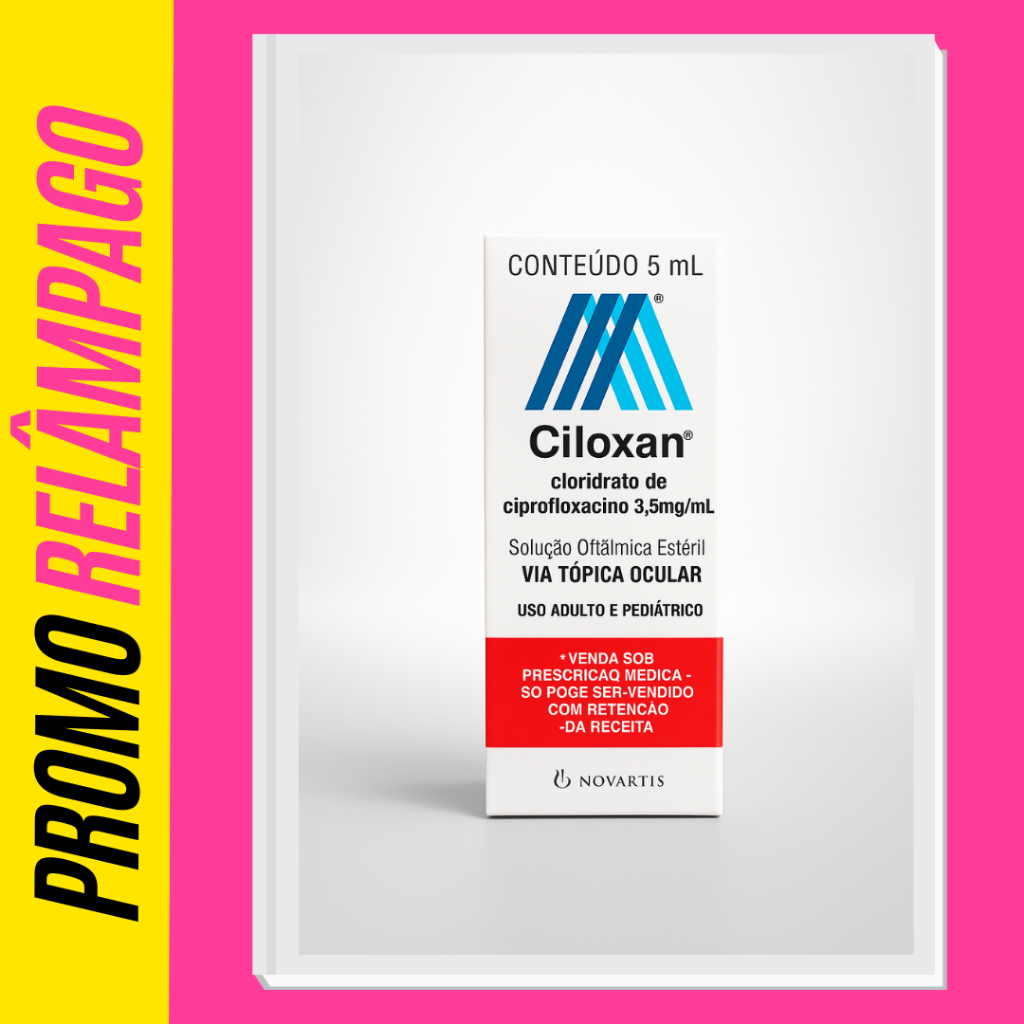 Solução Oftálmica Ciloxan 5ml Novartis | Shopee Brasil