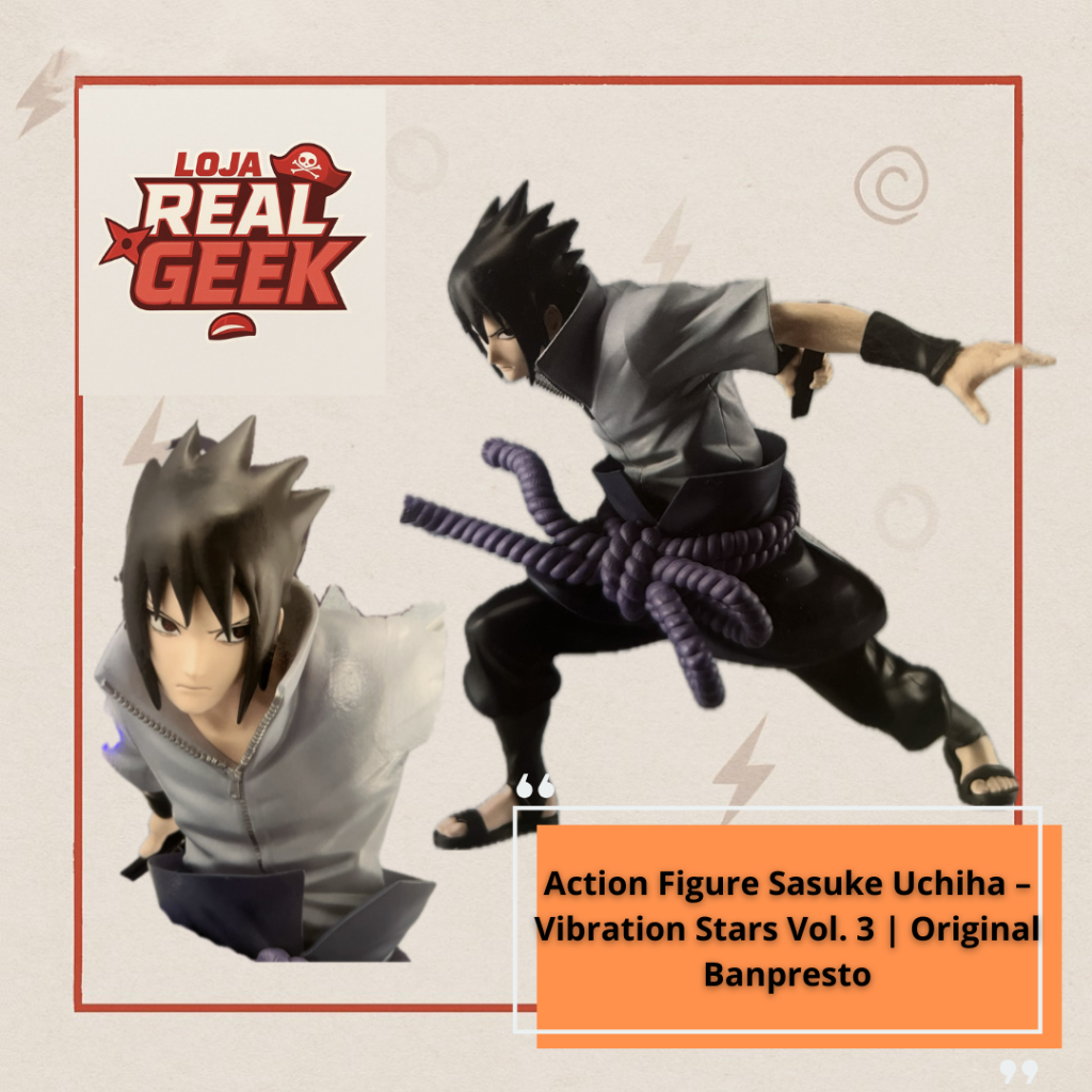 Sasuke Uchiha Banpresto 15cm – Action Figure Naruto Vibration Stars ...