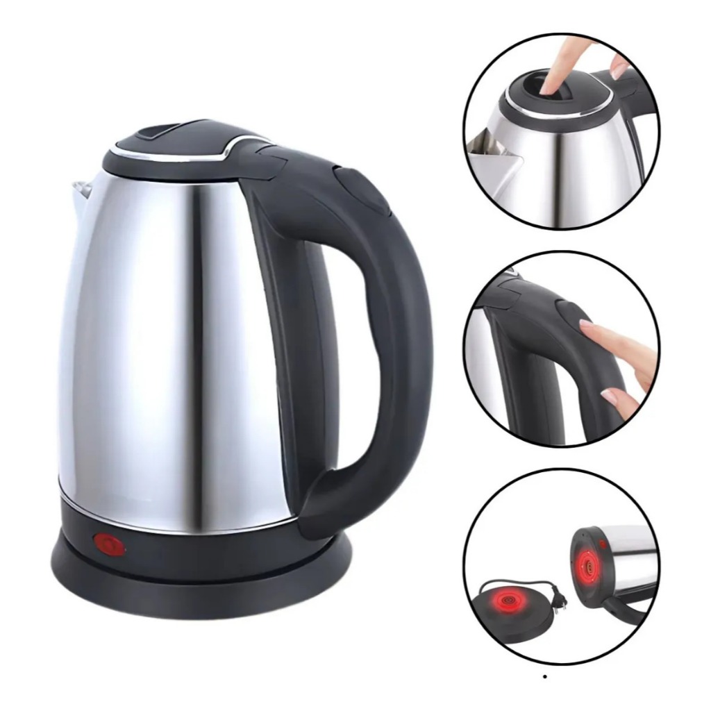 Chaleira Eletrica Inox 1.8l Jarra Termica 220V Home Land 1500w Com Imetro | Shopee Brasil