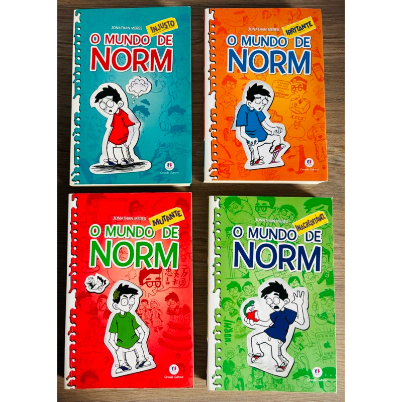 Coleção O Mundo de Norm Completa - Jonathan Meres | Shopee Brasil