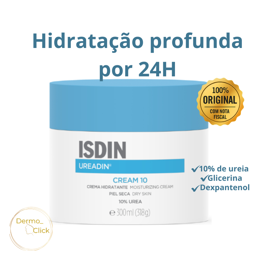 ISDIN Ureadin Cream 10 – 318 g | Ureia 10% – Hidratação Intensiva para ...