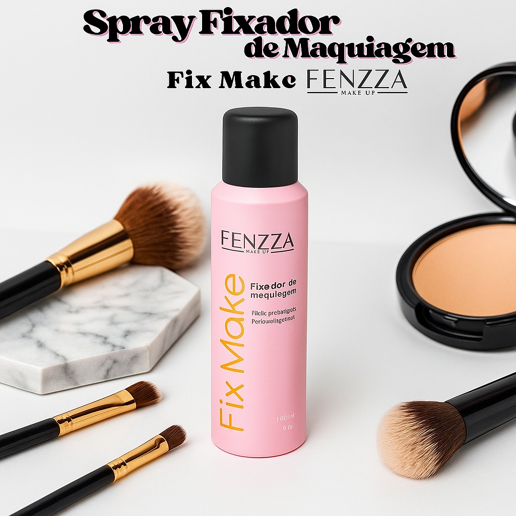 Fixador de Maquiagem Fenzza – Spray Fix Make para Make Intacta | Shopee ...
