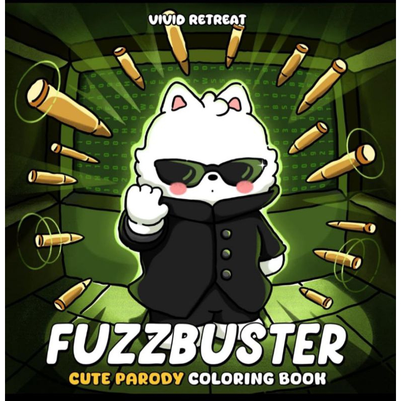 livro de colorir FuzzBuster | Shopee Brasil