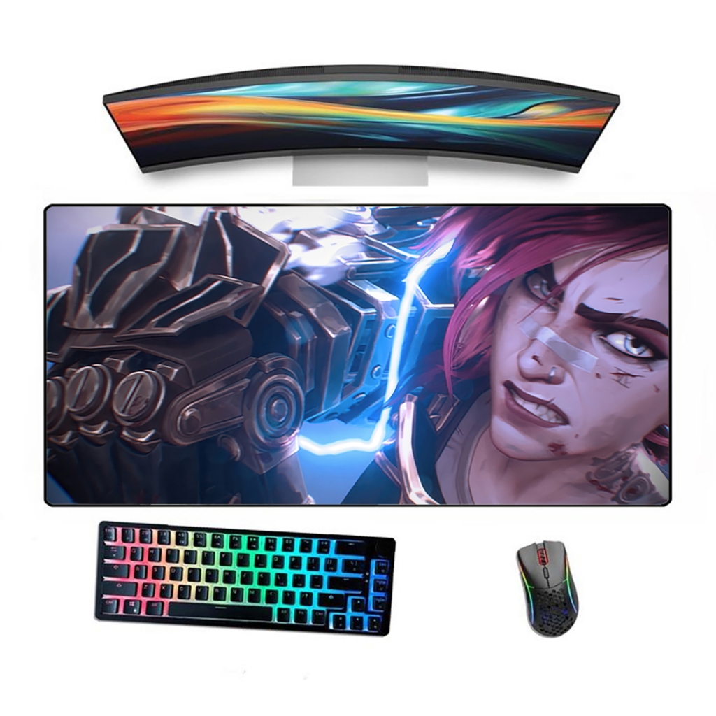 Mousepad Gamer Speed Borda Costurada Ergonómico Estampado Manoplas ...