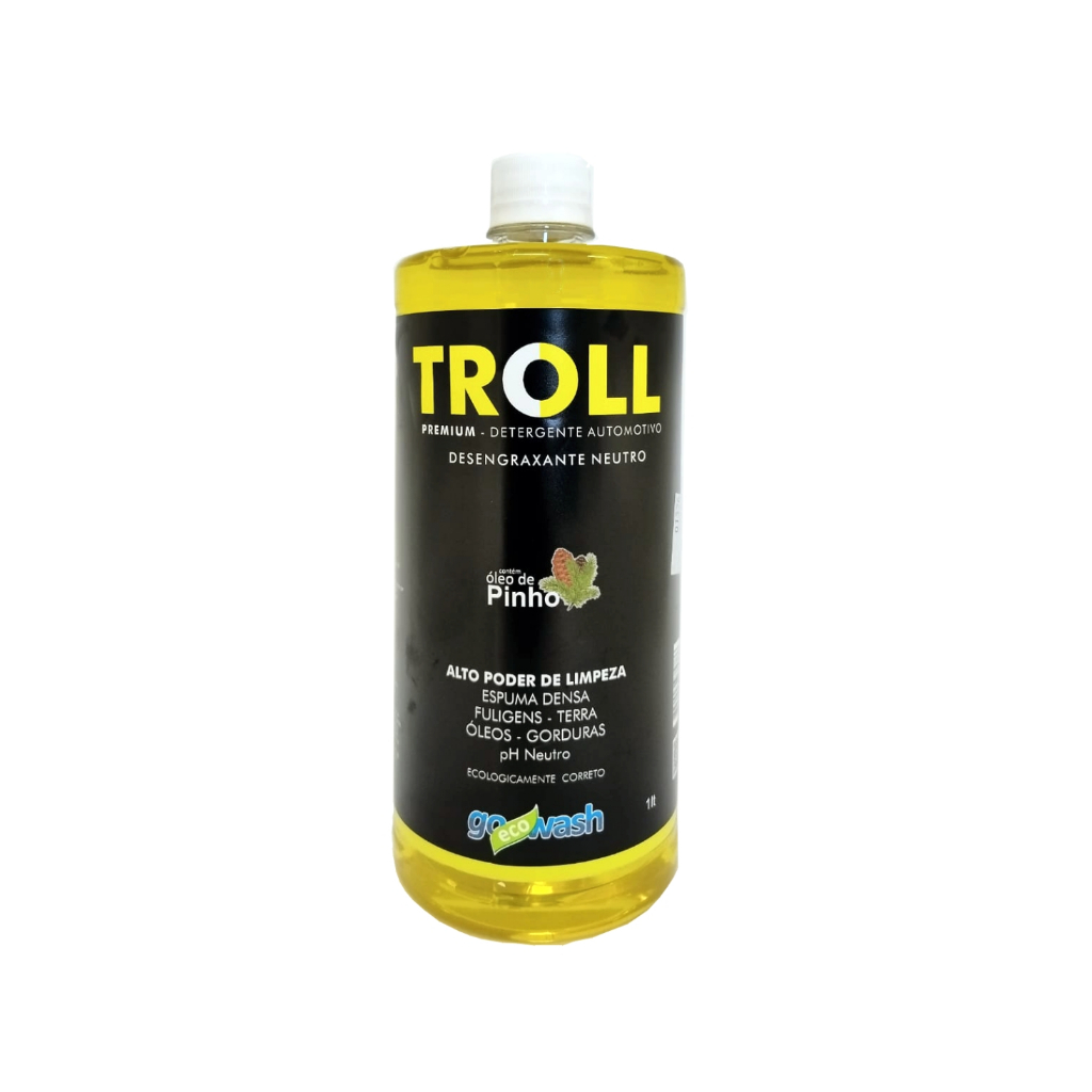 TROLL SHAMPOO DESENGRAXANTE NEUTRO 1LT - GO ECO WASH | Shopee Brasil