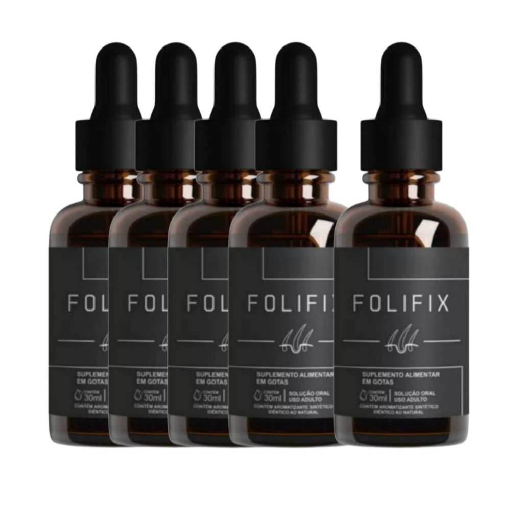 5 Folifix 30ml Original - Formula Premium + Avançada - Loja Oficial ...