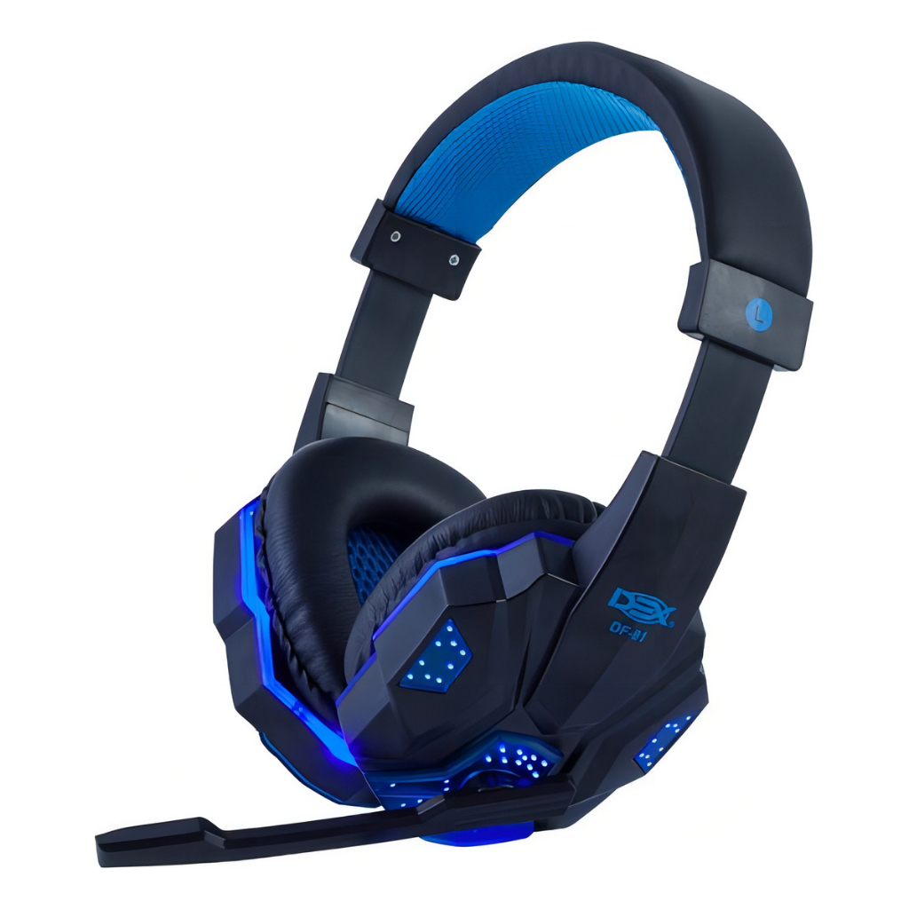 Headset Gamer Dex Df-81 Com Luz Led | Shopee Brasil
