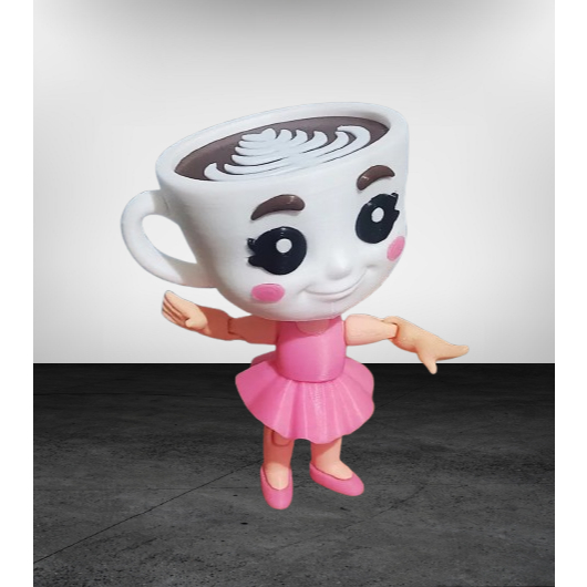 Bailarina Cappuccina Articulada Boneca Meme | Shopee Brasil