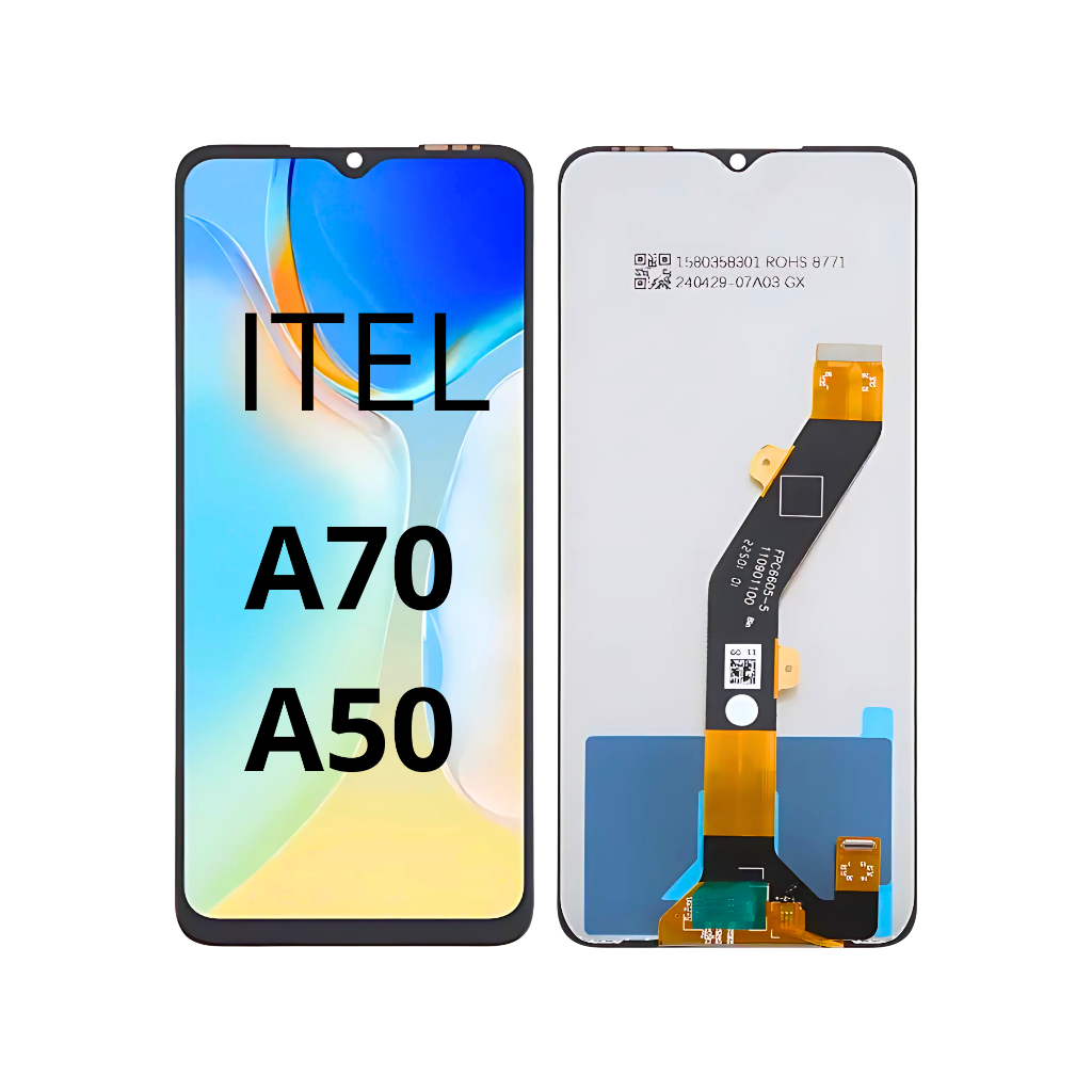 Tela Frontal Display Para Itel A70 A665/A50 A667 Sem Aro Premium ...