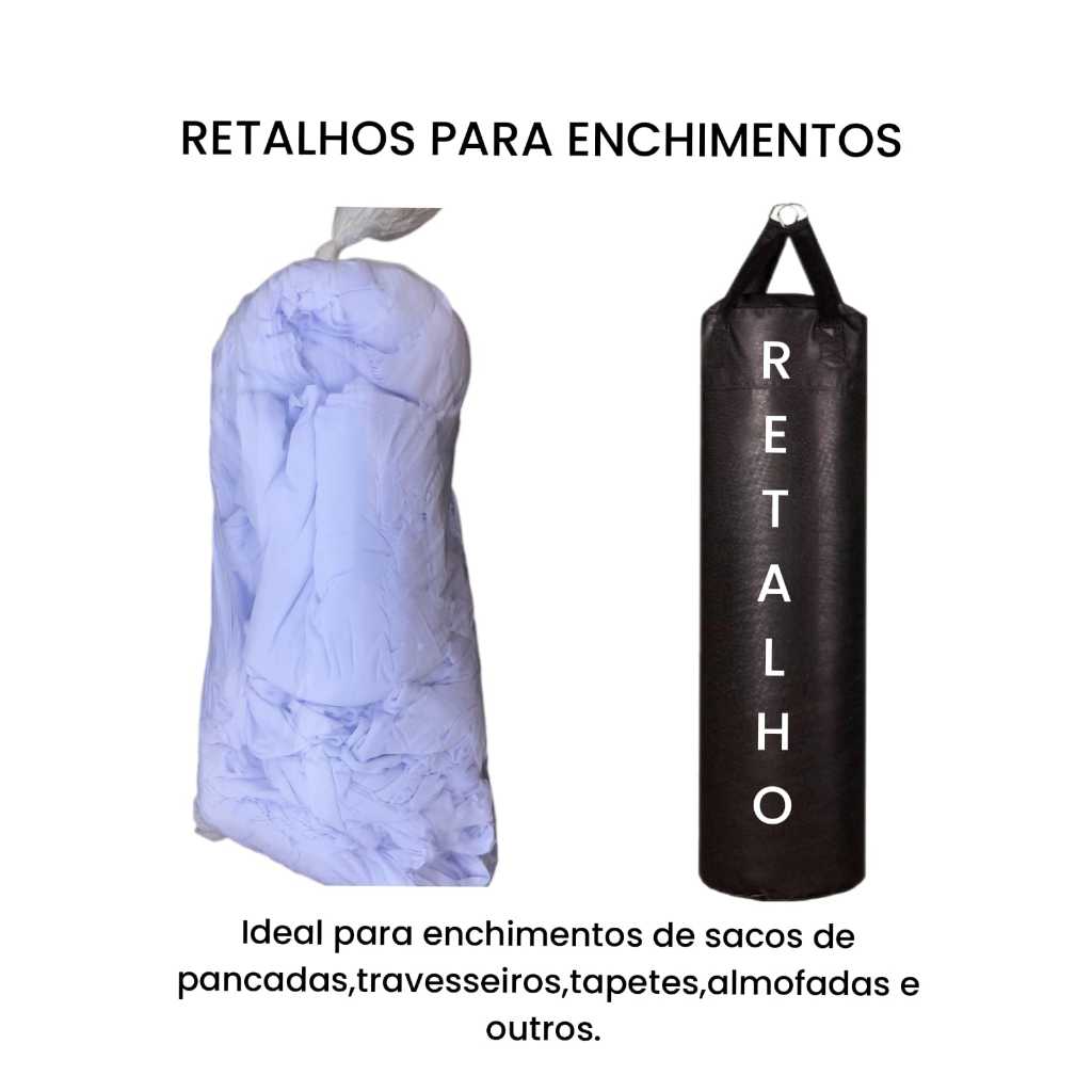 25 kg De Enchimento Retalho Saco de Pancadas Almofadas Puffs Puff ...