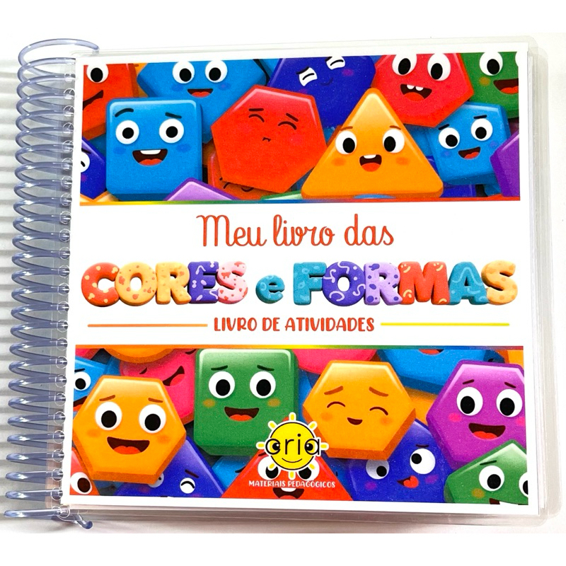 Livro das cores e formas - Lúdico e interativo - Para Estimulação ...