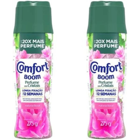 2 Unidades de odorizante de roupas comfort BOOM perfume em cristais ...