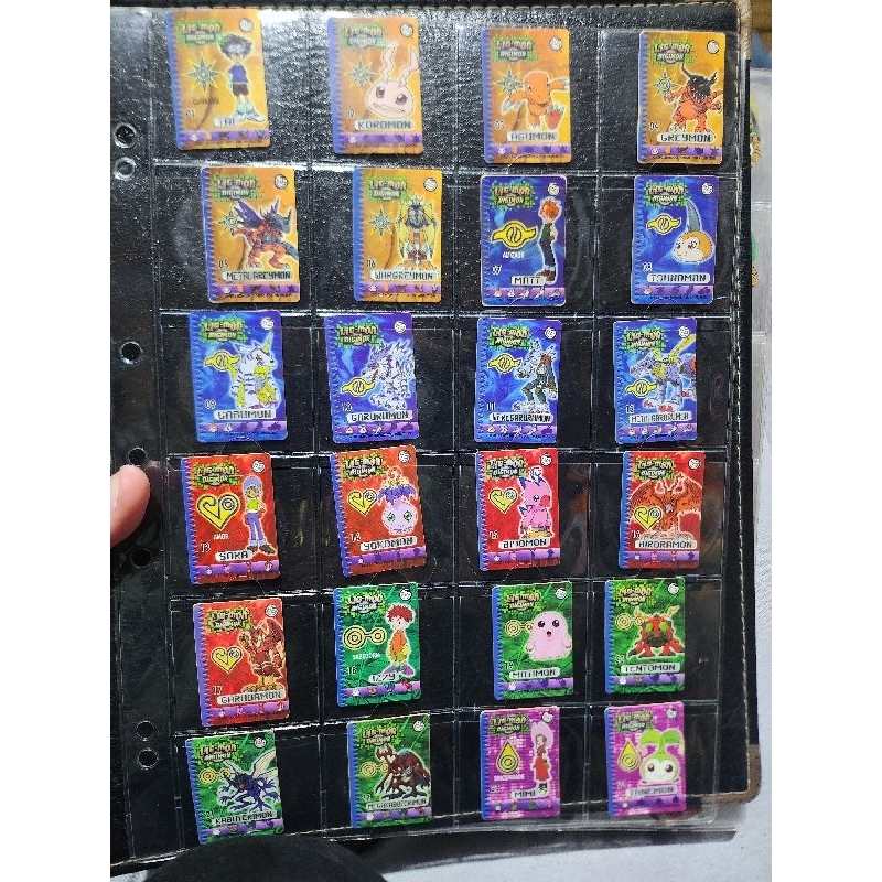 Tazos Digimon ligmon 50/50 elma chips coleção COMPLETA | Shopee Brasil