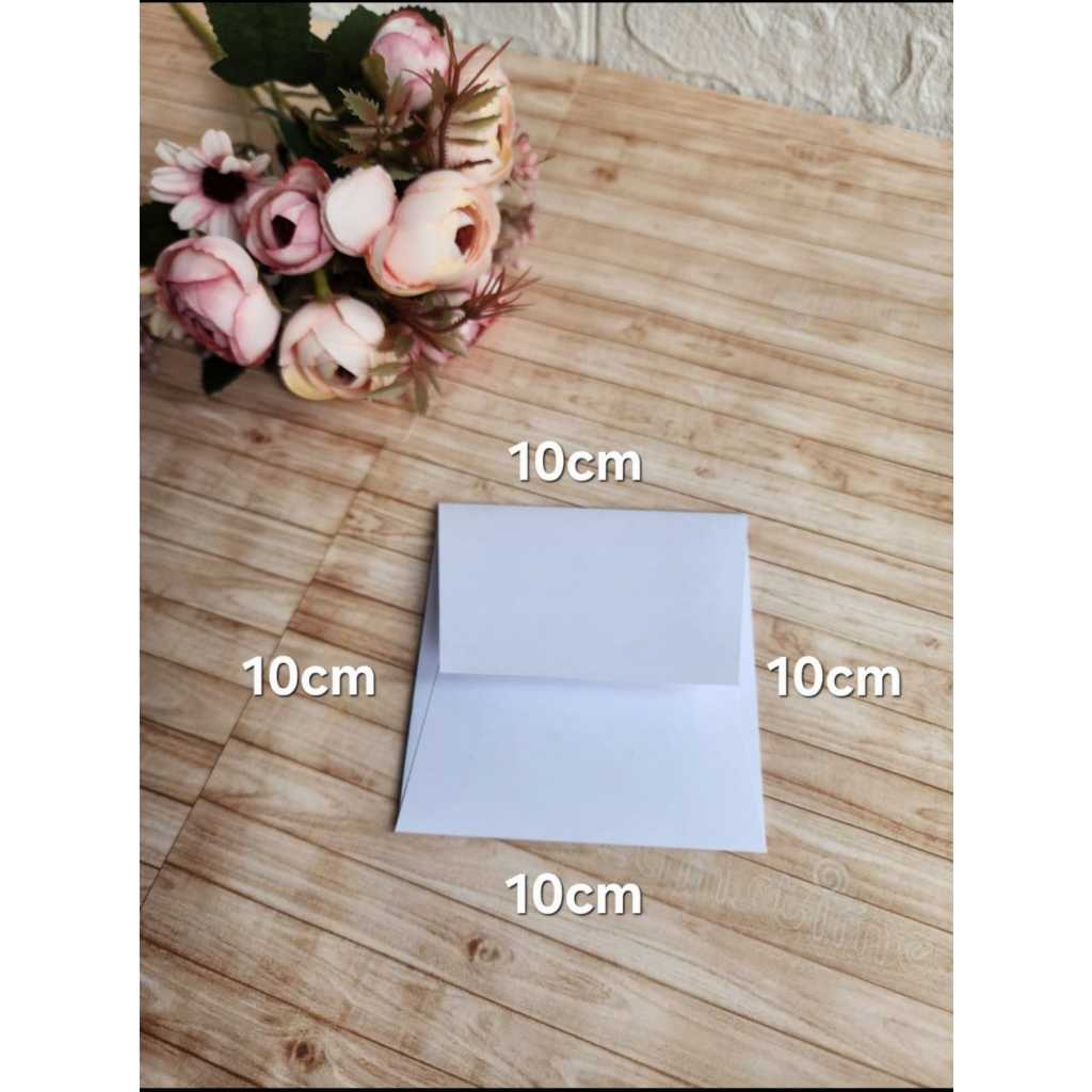 Mini envelope 10cm x 10cm (100 unidades) | Shopee Brasil