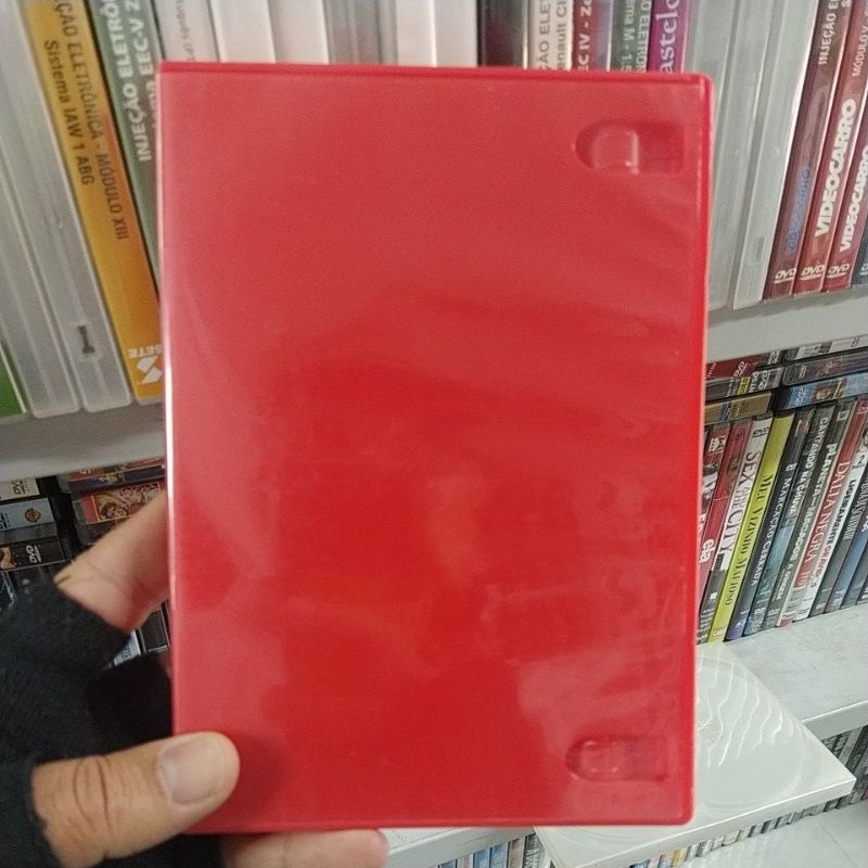 Kit com 2 Estojo de DVD Vermelho, capinha de DVD, capa de DVD, case de ...