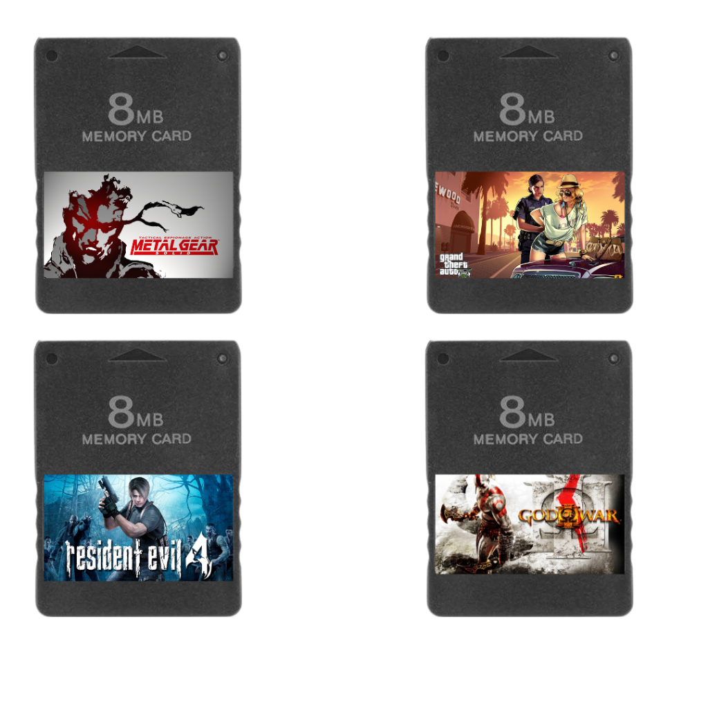 Labels Adesivas Para Memory Card Ps1 ou Ps2 (18 Unidades) | Shopee Brasil