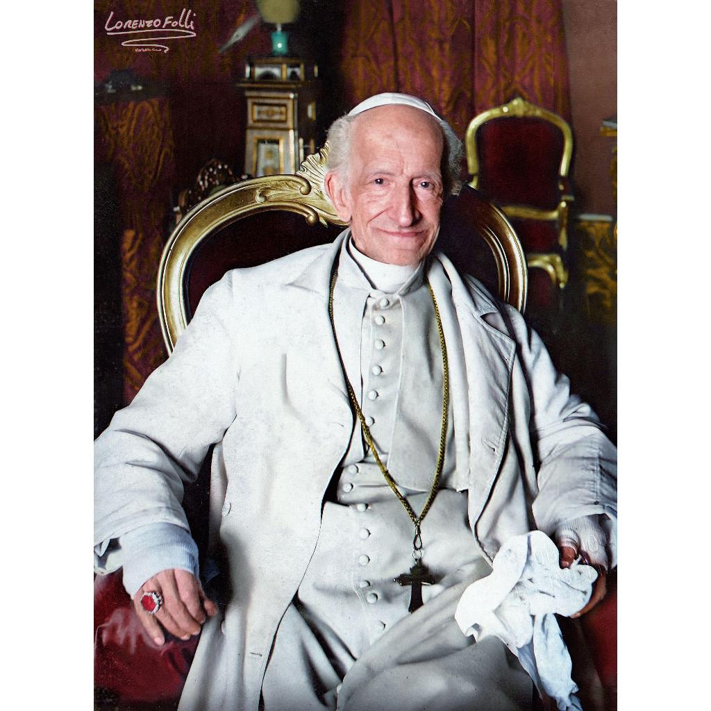 Quadrinho Papa Leão XIII 10cm | Shopee Brasil