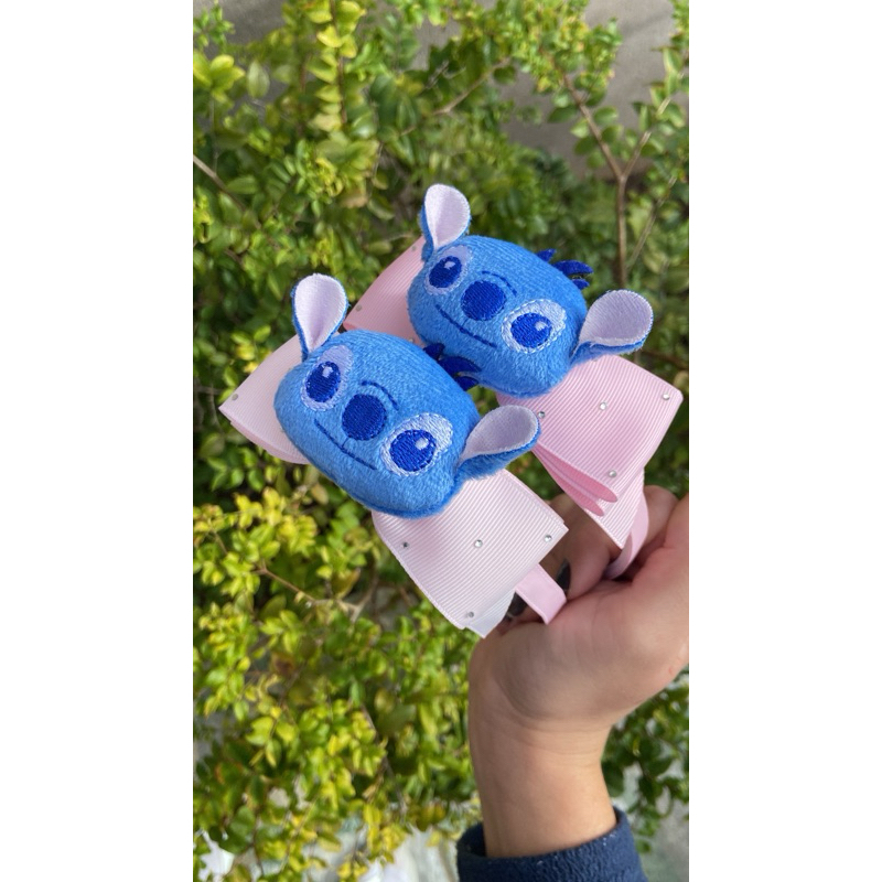 Tiara de cabelo Stitch - arquinho infantil com stitch pelúcia | Shopee ...