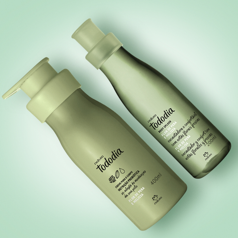 Kit Creme Hidratante Flor de Pera e Melissa + Body Splash Natura Tododia | Shopee Brasil