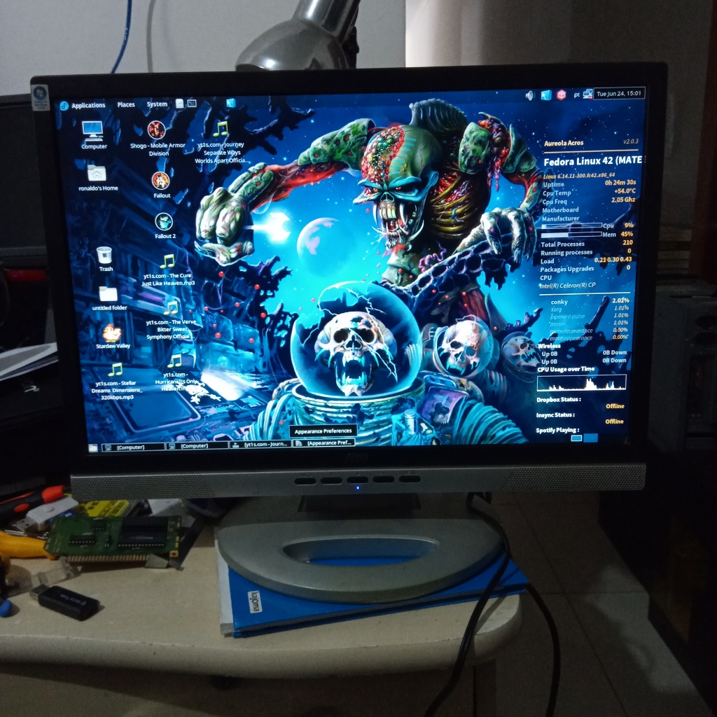 Monitor Lcd Aoc 19 Pol 912vwa - Leia Anuncio (Usado) | Shopee Brasil