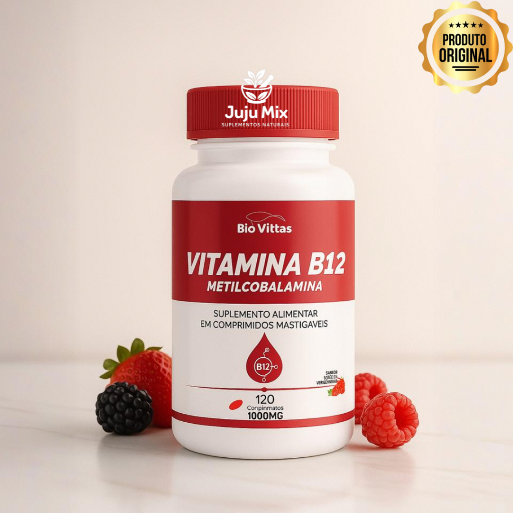 Vitamina B12 Metilcobalamina 60 e 120 Comprimido Mastigável/Sublingual ...