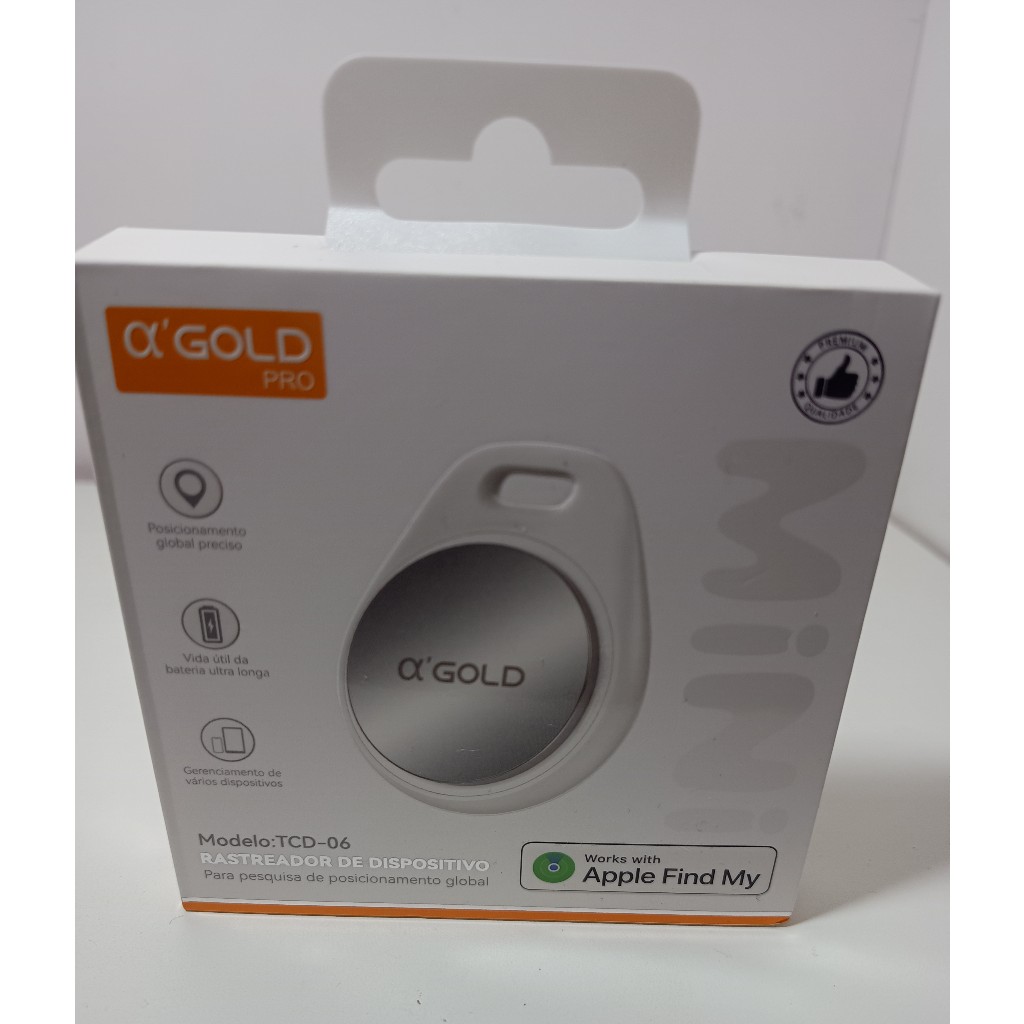 RASTREADOR TAG AIR TAG AGOLD APPLE FIND MY ORIGINAL TCD-06 | Shopee Brasil