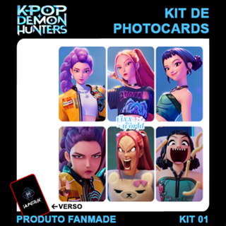 KIT PHOTOCARDS KPOP DEMON HUNTERS (GUERREIRAS DO KPOP) HUNTRIX SAJA BOYS - FANMADE | Shopee Brasil