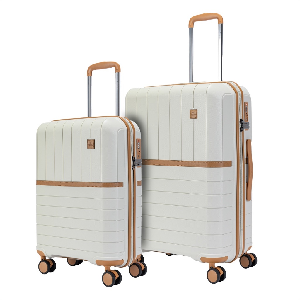 Kit 2 Malas Viagem Bordo TSA Cadeado Codificado Rodinhas 360 Original ...