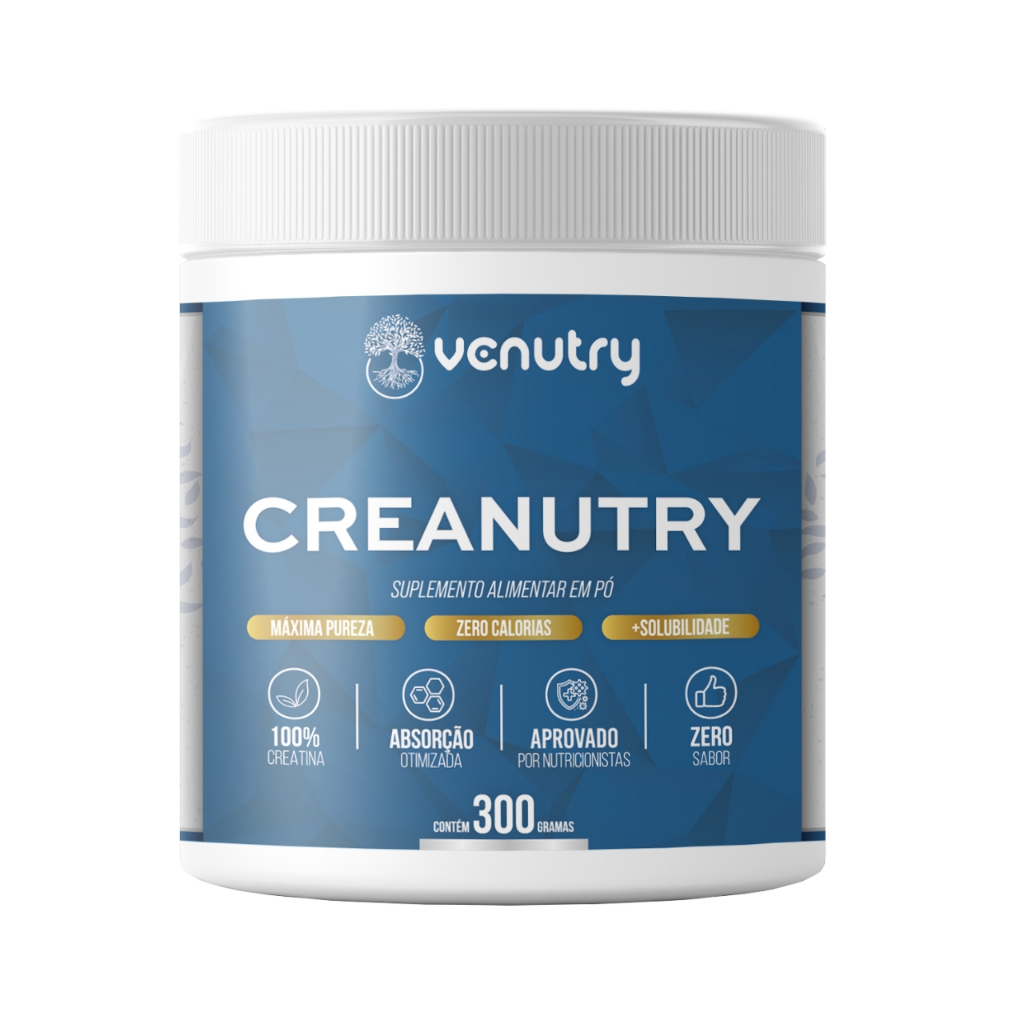 Creatina Importada Monohidratada 100% Pura - 300g - VENUTRY | Shopee Brasil
