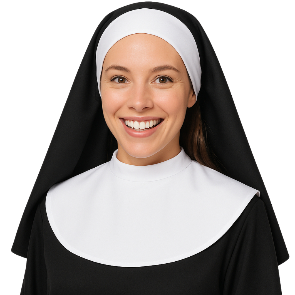 Fantasia De Freira Halloween Carnaval Festa | Shopee Brasil