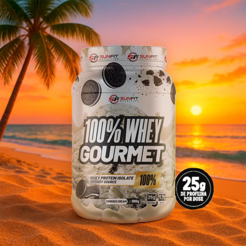 Whey Protein 100% Isolado Gourmet Whey de Cookies 25g Proteína do Soro ...