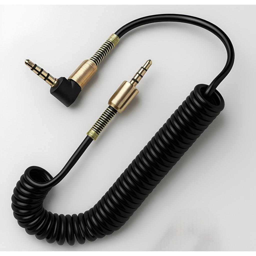 Cabo Auxiliar Áudio Espiral P3 + P3 3.5mm It Blue MAX-0312 | Shopee Brasil