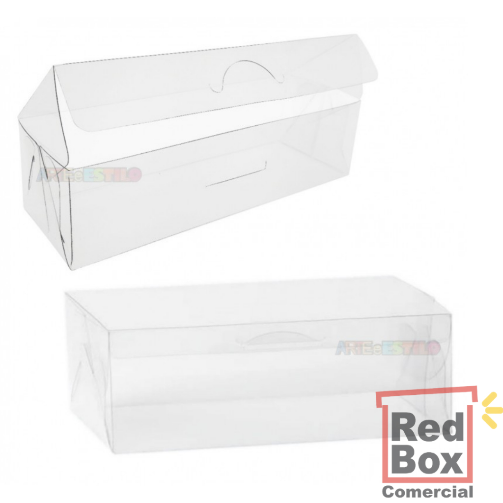 50 Caixas Caixinhas De Acetato Transparente Medida 10x5x4 Cm | Shopee ...