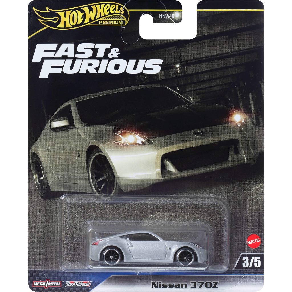 Hot Wheels Premium Fast & Furious Nissan 370z 1/64 Metal Mattel 3/5 ...