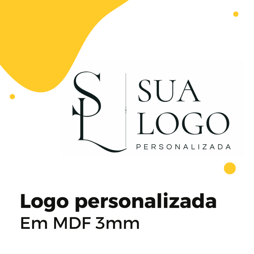 Logo personalizada em MDF 3mm | Shopee Brasil