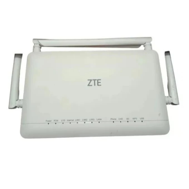 NOVO- Roteador ZTE Gpon Ont ZXHN F6600P cor branco | Shopee Brasil
