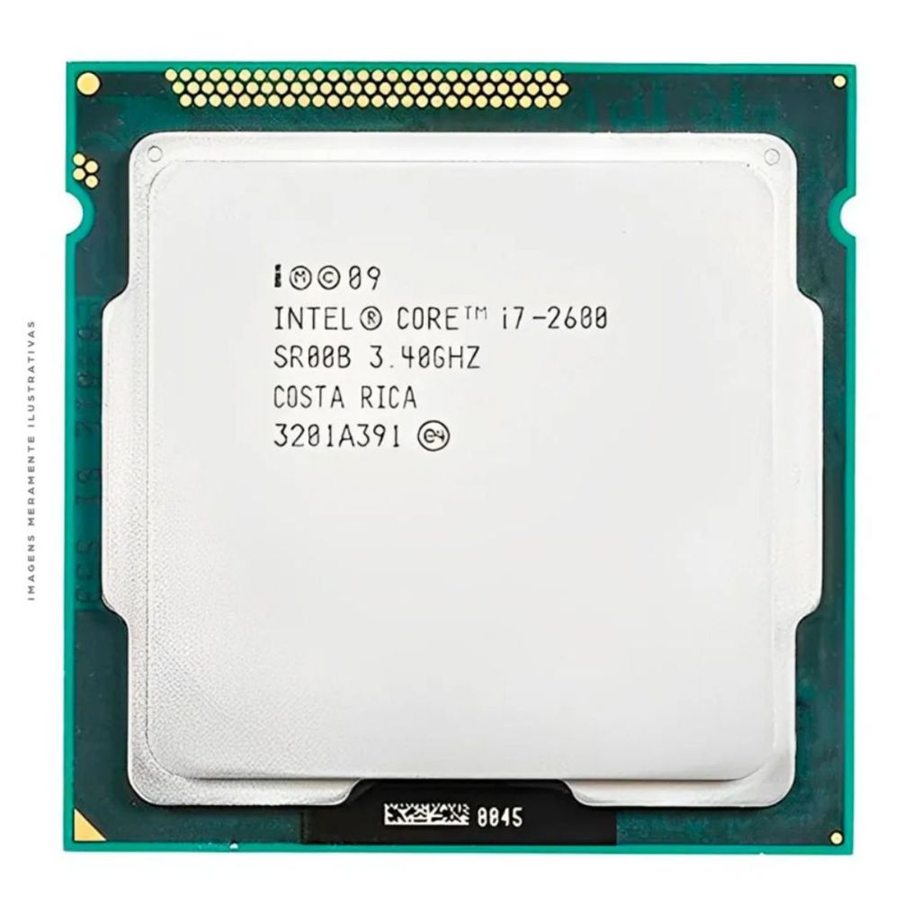 Processador Gamer Intel Core i7 2600 3.40ghz Ddr3 Lga 1155 2° Geração ...