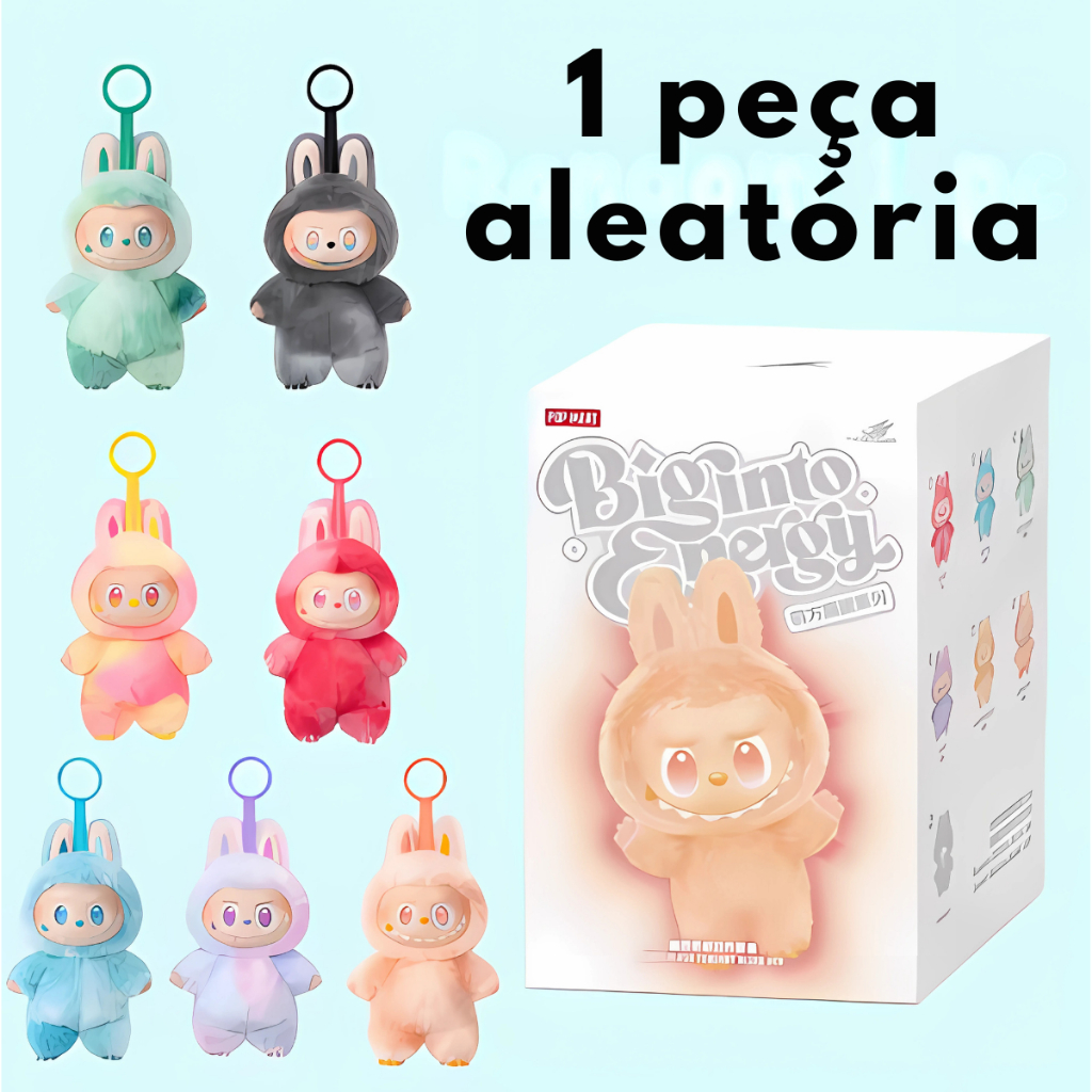 Labubu Original Pop Mart Chaveiro Aleatório Surpresa de Coleção ...
