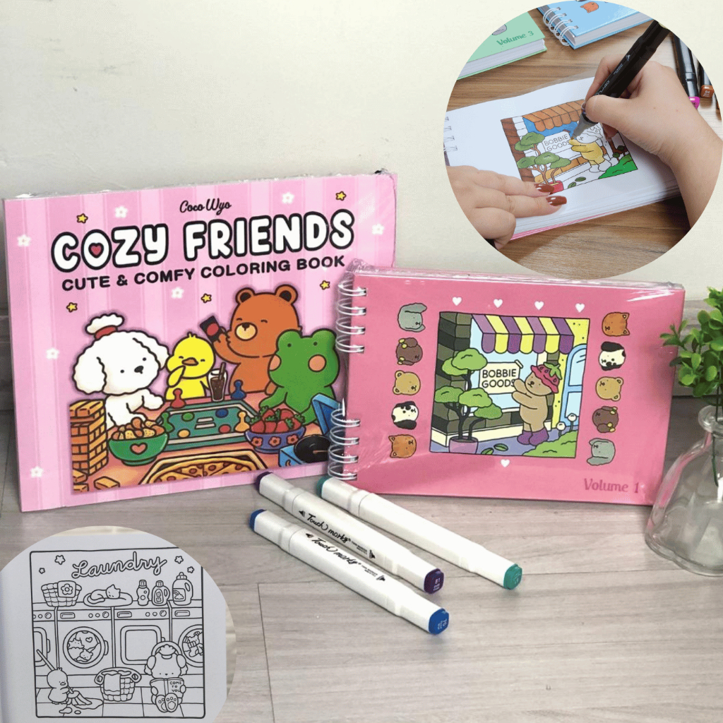 Kit 2 Livros Bobbie Goods Livro Cozy Friends Cute & Comfy Livro De ...