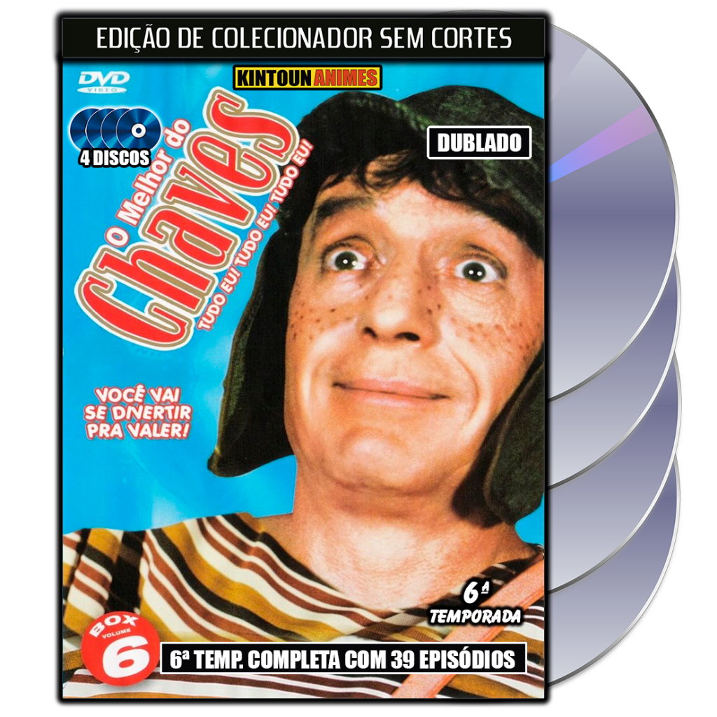 Chaves 6ª Temporada Completa E Dublada Em Dvd | Shopee Brasil
