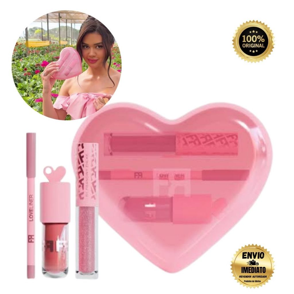 KIT FRAN LOVE KIT GLOSS LABIAL E LÁPIS LABIAL BY FRANCINY EHLKE ...