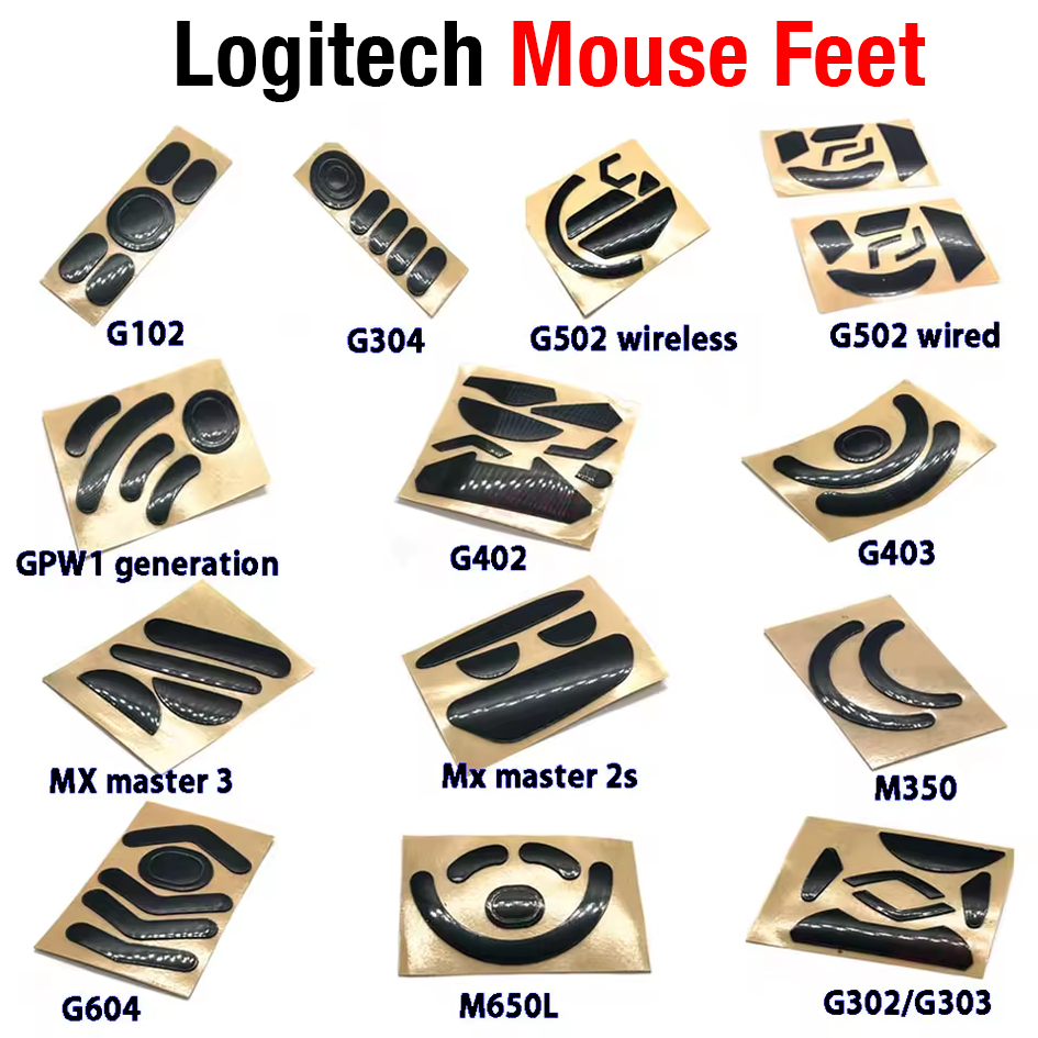 Mouse Feet Para Logitech G Pro, G Pro X, G304, MX Master, MX Anywhere e ...