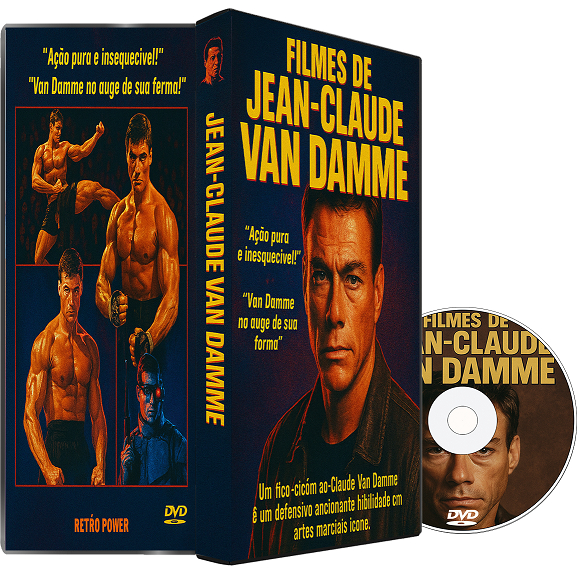 DVD - Filmes de JEAN CLAUD VAN DAMME | Filmes anos 80 e 90 | 4 Filmes ...