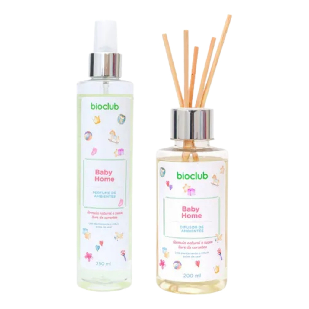 Kit Baby Home Perfume Aromatizante + Difusor Bioclub | Shopee Brasil