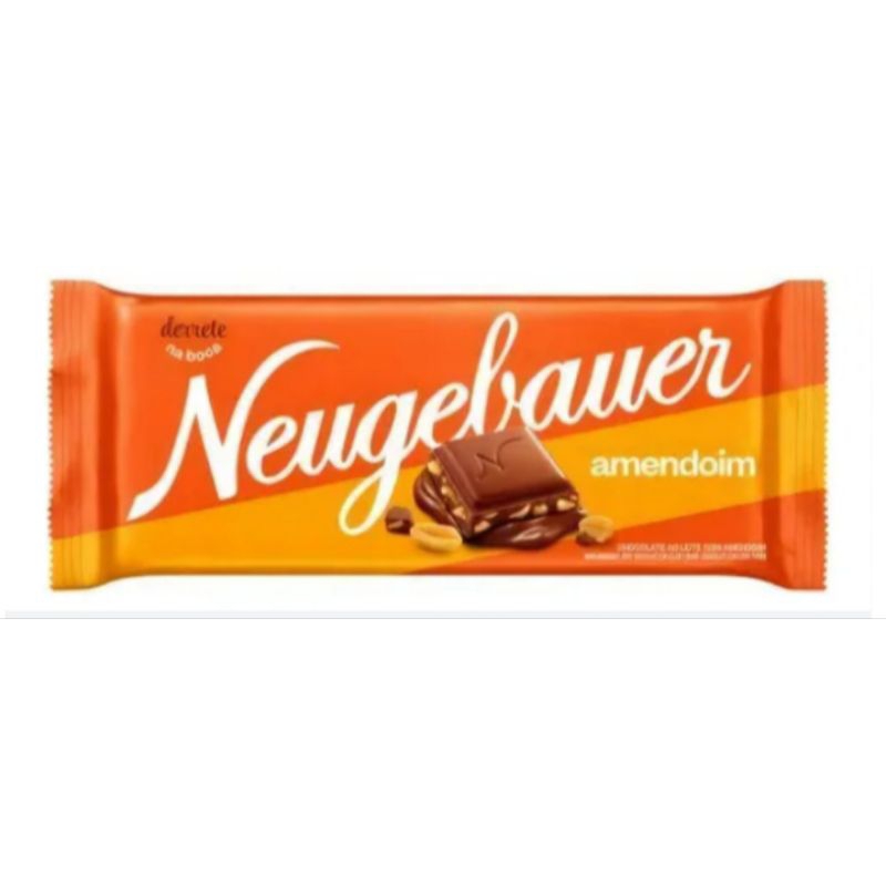 Chocolate Em Barra Amendoim Neugebauer 80g | Shopee Brasil