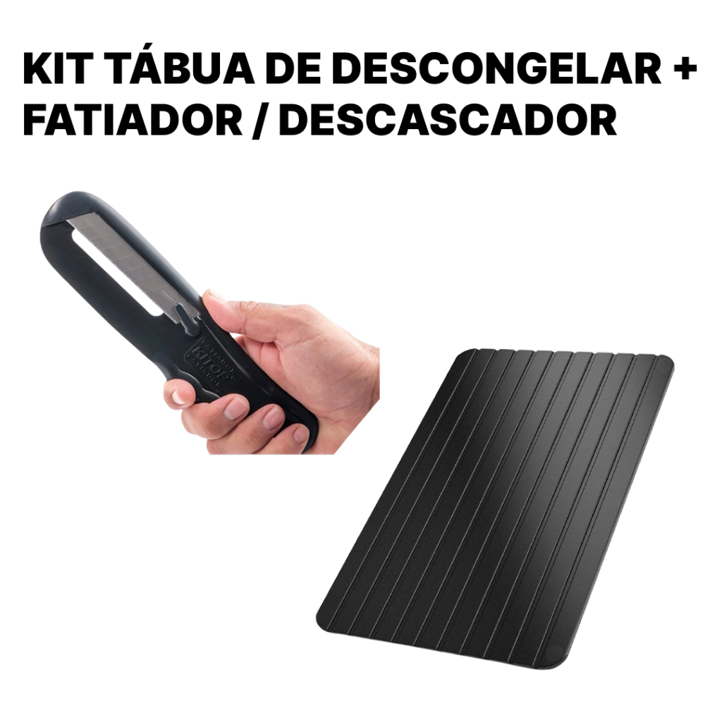Kit Fatiador Kitop Profissional + Tábua de Descongelar Rápido | Shopee ...