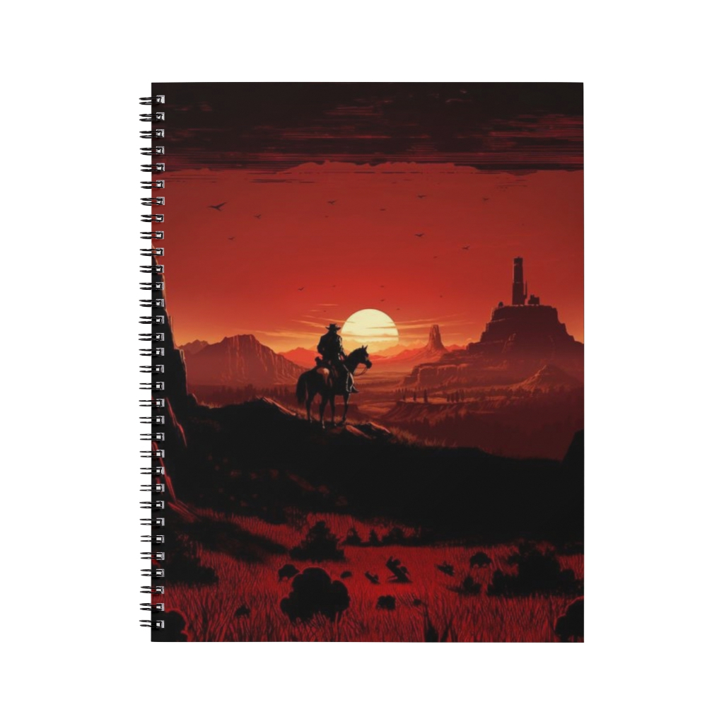 Caderno Gamer Capa Dura Red Dead Redemption 2 – Outlaw | Shopee Brasil