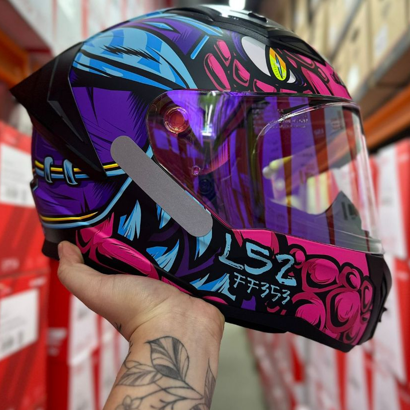 CAPACETE LS2 ORIGINAL FF810 VIGO SNAKE COBRA MONSTER EAGLE OLHOS + 2 ...