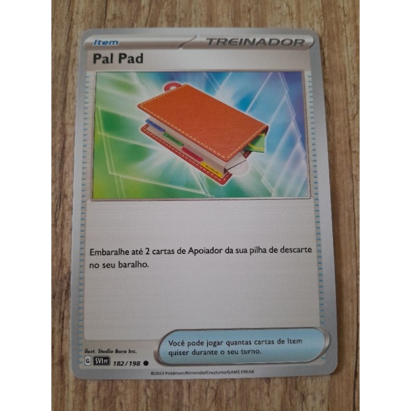 Carta Pokemon Treinador Pal Pad Original NM | Shopee Brasil